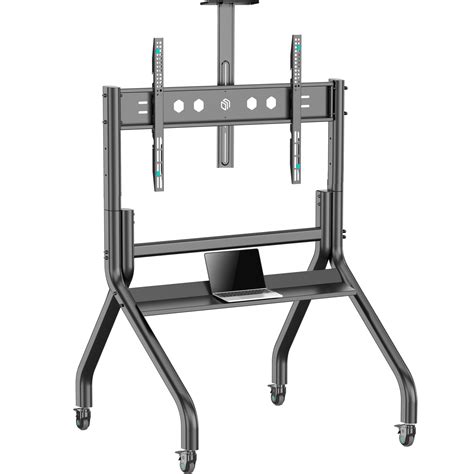 ONKRON мобильная стойка для ТВ 60"-120", макс 150 кг, чёрная TS2080