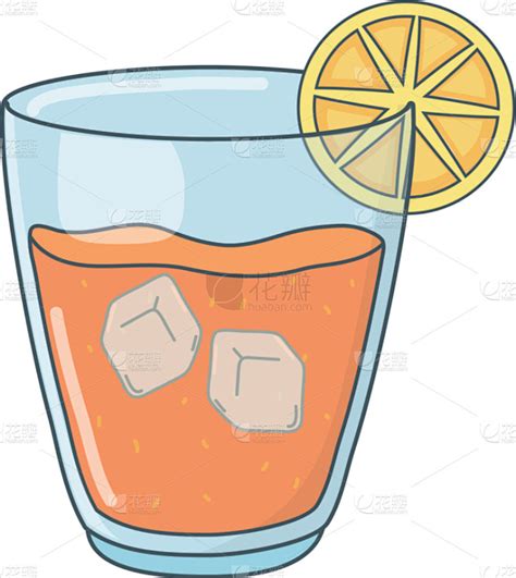 精神振作卡通蔬菜素食清新多样食品维生素果汁熟的