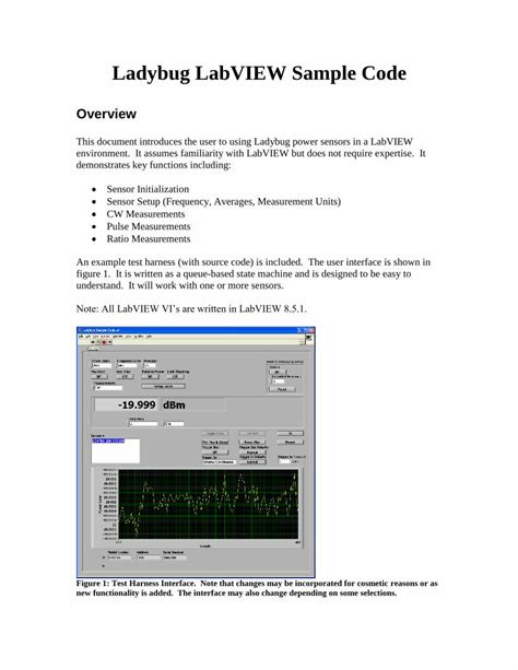 Pdf Ladybug Labview Sample Code Dokumentips