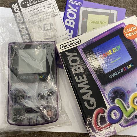 Yahooオークション ゲームボーイカラー ほぼ 新品未使用 クリアパー
