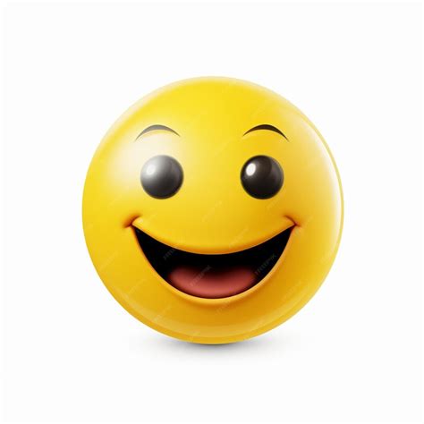 Premium Ai Image Grinning Squinting Face Emoji On White Background High Qua