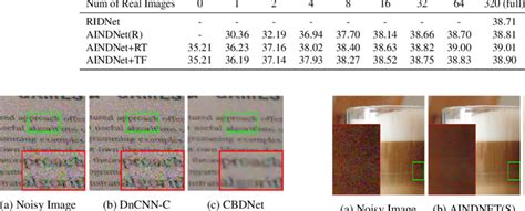 investigation of denoiser rn denoising performance according to the