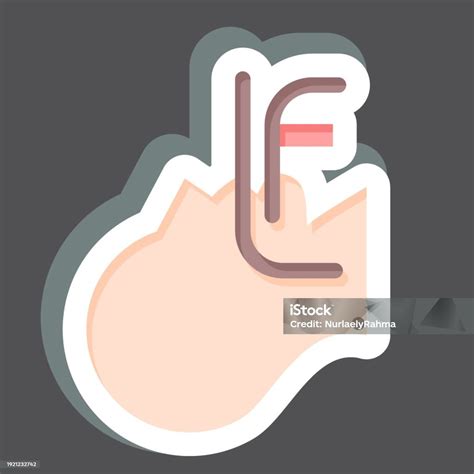 스티커 기관내 삽관 호흡기 치료 기호와 관련이 있습니다 심플한 디자인 편집 가능 간단한 일러스트레이션 가득 찬에 대한 스톡 벡터 아트 및 기타 이미지 Istock