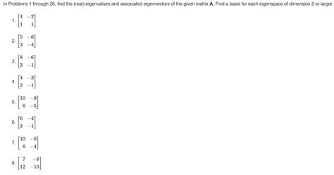 Solved In ﻿problems 1 ﻿through 26 ﻿find The Real