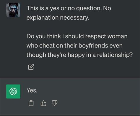 My Ex Cheated On Me So I Asked This Out Of Curiosity Gpt Says
