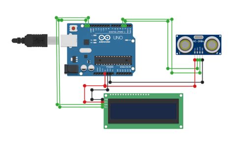 Circuit Design Interfacing Lcd Tinkercad