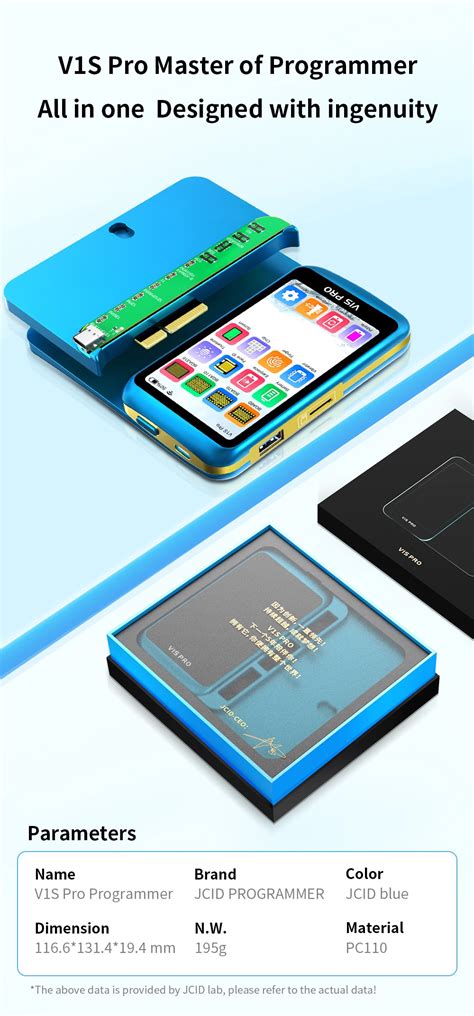 JC V1S Pro NAND Programmer 32 64 Bit NAND Flash Serial Data Read Write