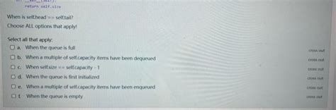 Solved Consider The Following Implementation Of A Circular Chegg