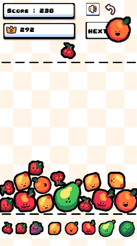 Watermelon Game Drop And Merge Html5 Game Construct 3 By Gamepizi