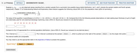 Solved Respectively Chapter 11 Of Understanding Robust And Chegg