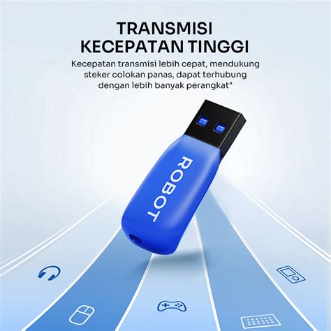Jual Robot Flashdisk Usb Kapasitas 32gb Rmf632 High Speed Kecil