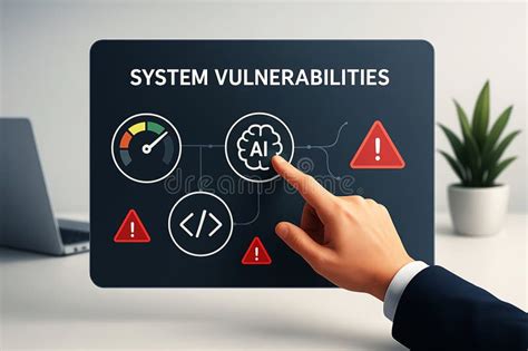 Ai System Vulnerabilities Cybersecurity Risk Assessment Stock Illustration Illustration Of
