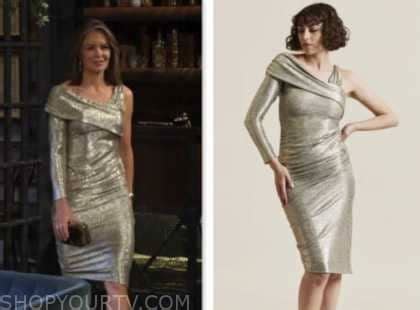 The Young And The Restless October 2023 Diane Jenkinss Gold Metallic