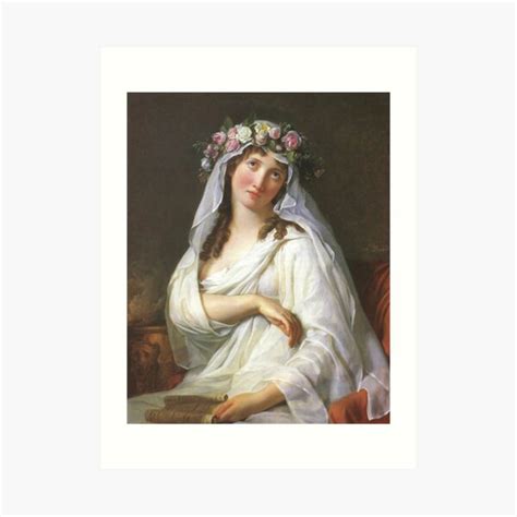 The Vestal Virgin By Jacques Louis David Art Print For Sale By Lux Lisbon Redbubble