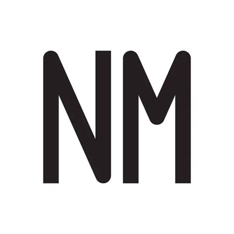 100000 N M Logo Vector Images Depositphotos