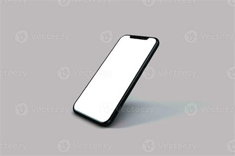 Realistic Smartphone Mockup Blank Screen Mobile Phone Mockup 25911303