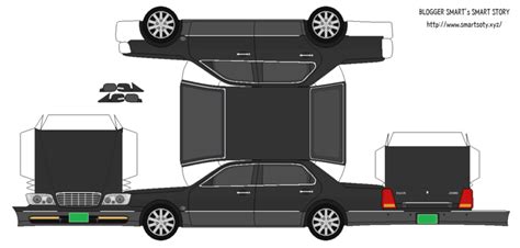 현대자동차 구형 에쿠스 종이모형 네이버 블로그