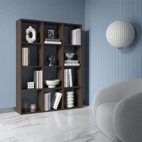 Книжкові шафи й полиці етажерки і тумби вітрини для віталень полка для книг на 12 осередків