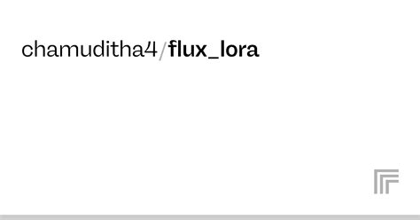 Chamuditha4fluxlora Run With An Api On Replicate