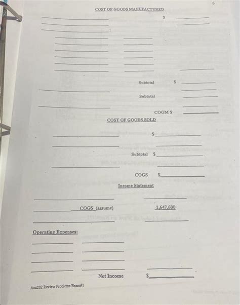 Solved Ace202 Example Problem Cogm Cogs I S 4 I Hunt