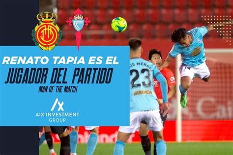 Renato Tapia Elegido Mejor Jugador Del Partido Celta Vs Mallorca Por La