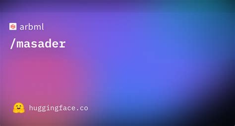 Arbml Masader Datasets At Hugging Face