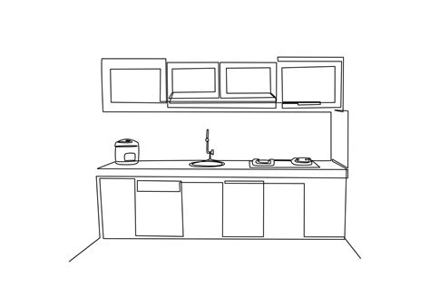 Aesthetic Kitchen Drawing At Isabella Jolly Blog