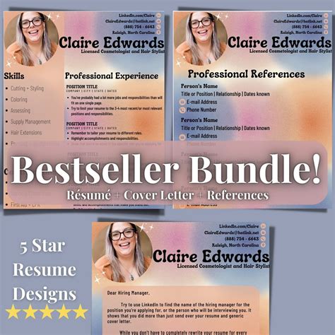 Creative Resume Template Standout Resume Cute Resume Template