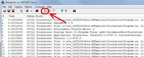 Using Dbgview To Capture Debug Traces