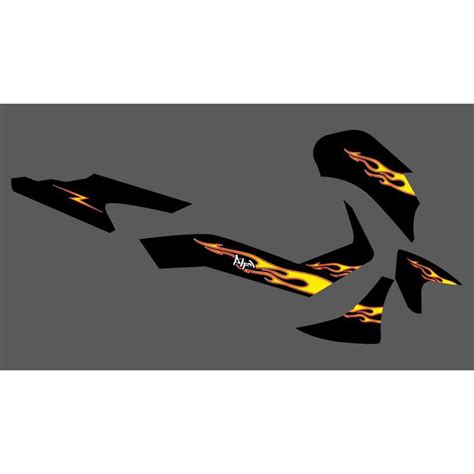Nmax NEW NMAX OLD Fire CUSTOM Fire RAZOR Transparent STRIPING Sticker