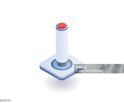 조이스틱 아이소메트릭 아이콘입니다 웹 디자인을 위한 벡터 3d 그림입니다 조이스틱에 대한 스톡 벡터 아트 및 기타 이미지