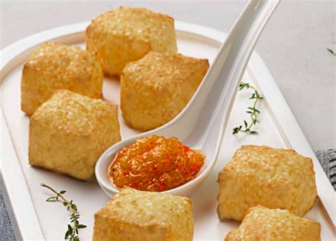 Dadinhos De Tapioca Com Geleia De Abacaxi E Pimenta Rede Food Service