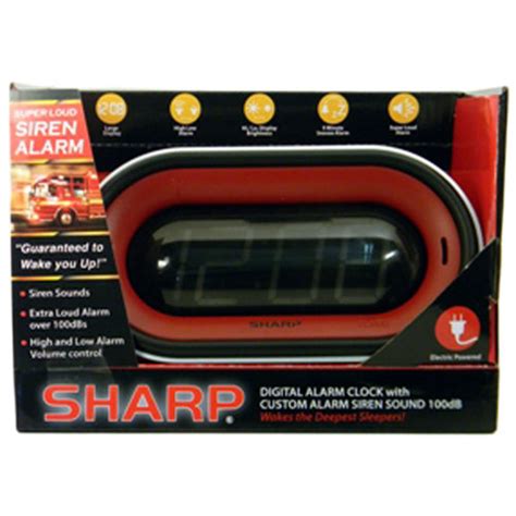 Sharp 1 4 Led Siren Alarm Walmart Com Walmart Com