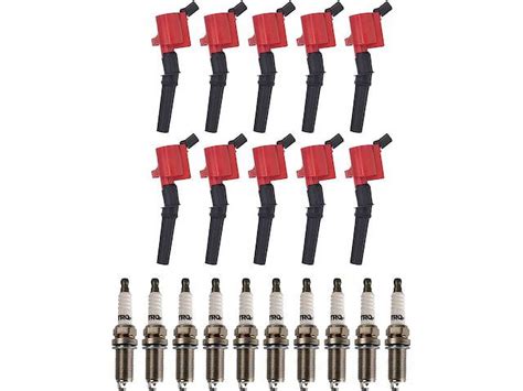 Ignition Coil And Spark Plug Kit Compatible With 1999 2019 Ford E