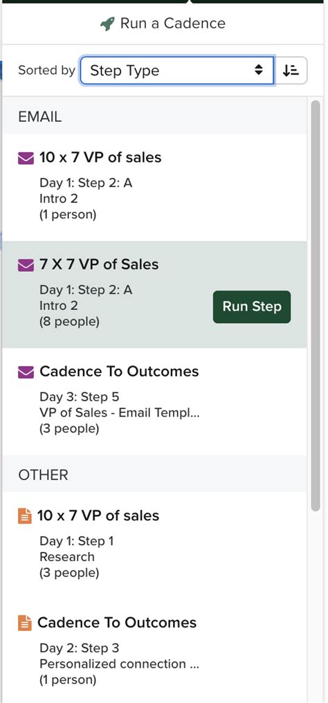 Cadence In Salesforce