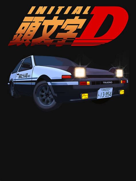 "Initial D" T-shirt for Sale by WangFertilizer | Redbubble | initial d ...
