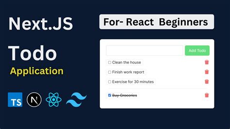 How To Build A Simple Todo App In React Step By Step Tutorial Reactjs Nextjs Tailwindcss Ts