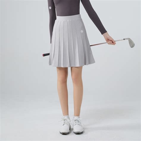 니트 플리츠 스커트그레이 Eparca 이파르카 골프웨어
