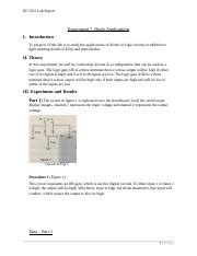 EE Experiment Diode Applications Docx EE Lab Report Experiment Diode