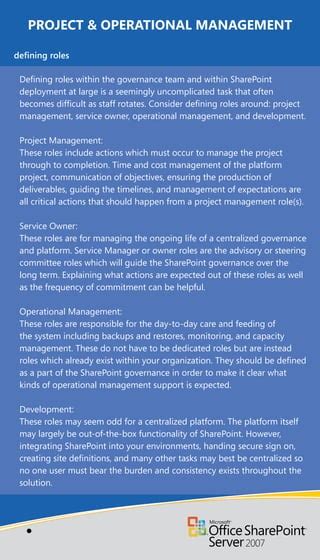 Sharepoint Governance Pdf