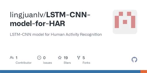 GitHub Lingjuanlv LSTM CNN Model For HAR LSTM CNN Model For Human Activity Recognition