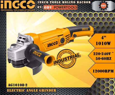 Ingco Ag10108 2 1010w Angle Grinder 4 ~ Odv Powertools Lazada Ph