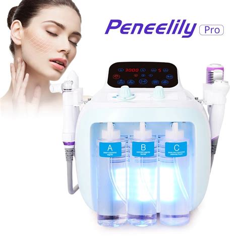 Cheap Peneelily Hydro Facial Ultrasonic Bio Skin Scrubber Hot Cold ...