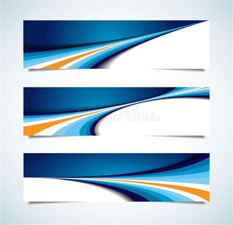 Abstract Headers Stock Vector Illustration Of Emblem