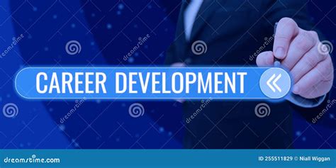 Text Sign Showing Career DevelopmentLifelong Learning Improving Skills
