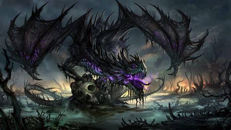 Dark Purple Dragon Wallpapers Top Free Dark Purple Dragon Backgrounds
