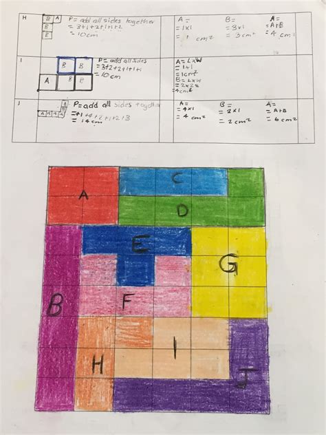 tetris with a hint of maths perimeter and area