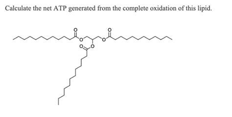 solved calculate the net atp generated from the complete