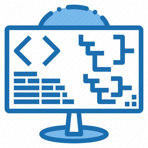 Coding Computer Design Internet Technology Web Website Icon