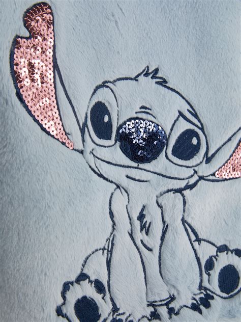 Pohodlná Mikina S Kapucňou Disney Stitch Modrá Dievčatá Primark
